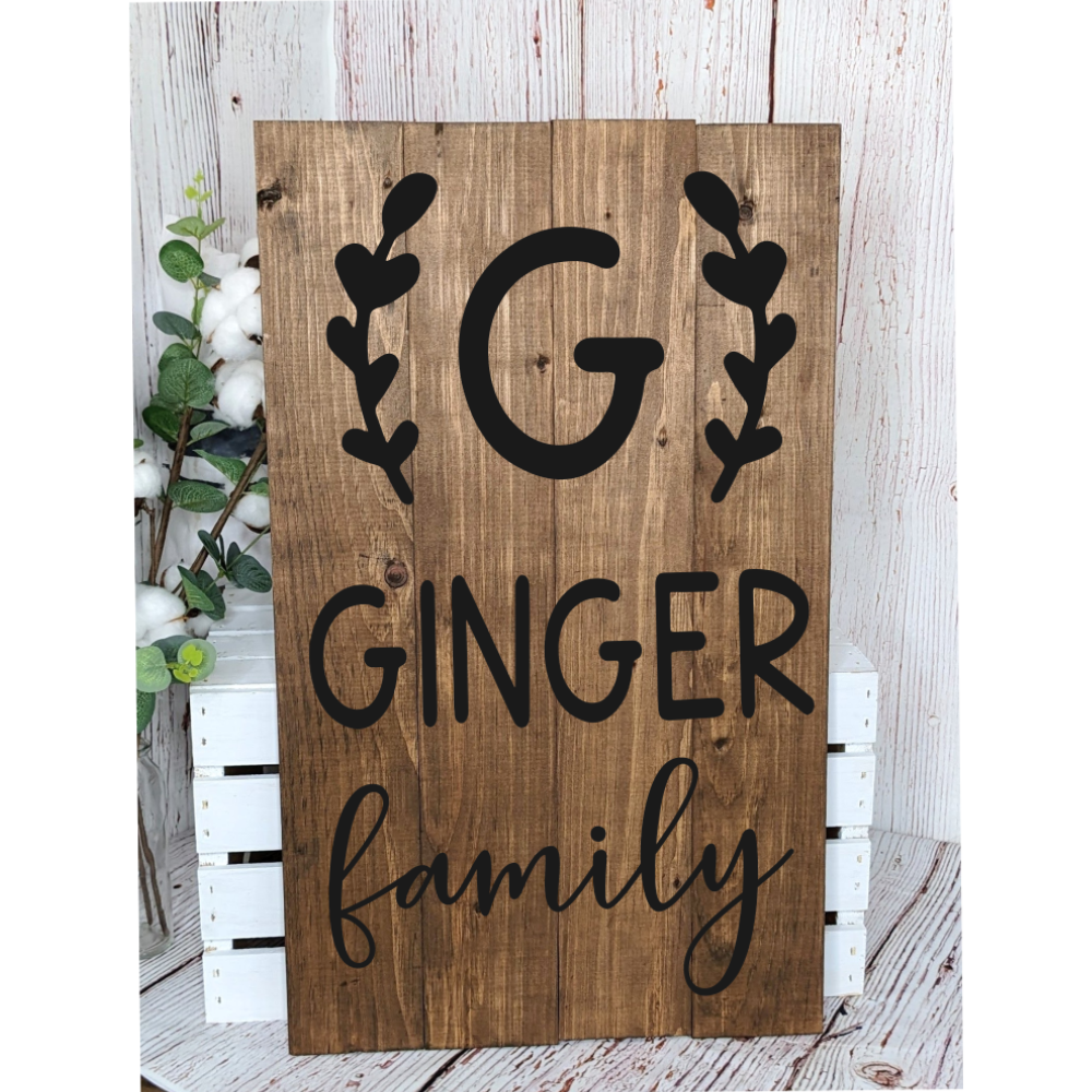 Family Name with Laurel | Worshipful Maker